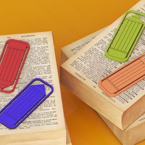 Laser Cut Pencil Paperclip & Bookmark SVG Bundle, Unique Paperclip ...
