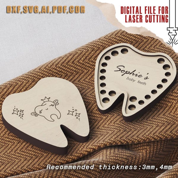 Baby Teeth Keepers and Box - Etsy