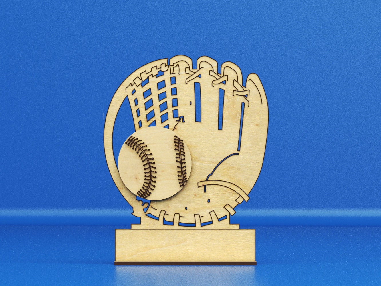 Custom Laser Cut Baseball Award SVG Files , Personalized Wooden Name ...