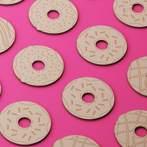 Donut Coasters, Laser Cut Coaster, Coaster Set Coffee Cup Coaster ...