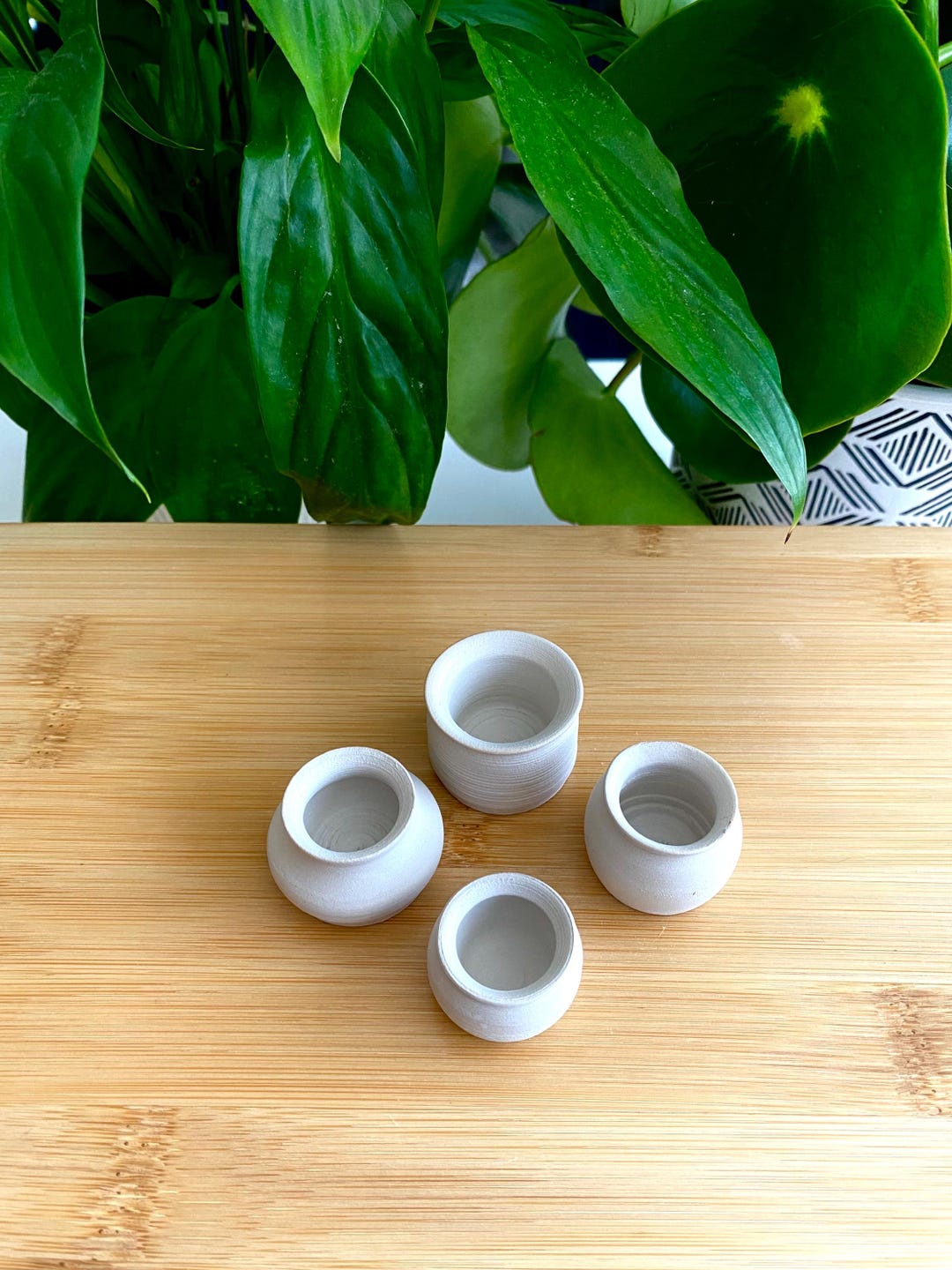 Miniature Pottery Very Tiny Dollshouse Set of Four Personalise Yours ...