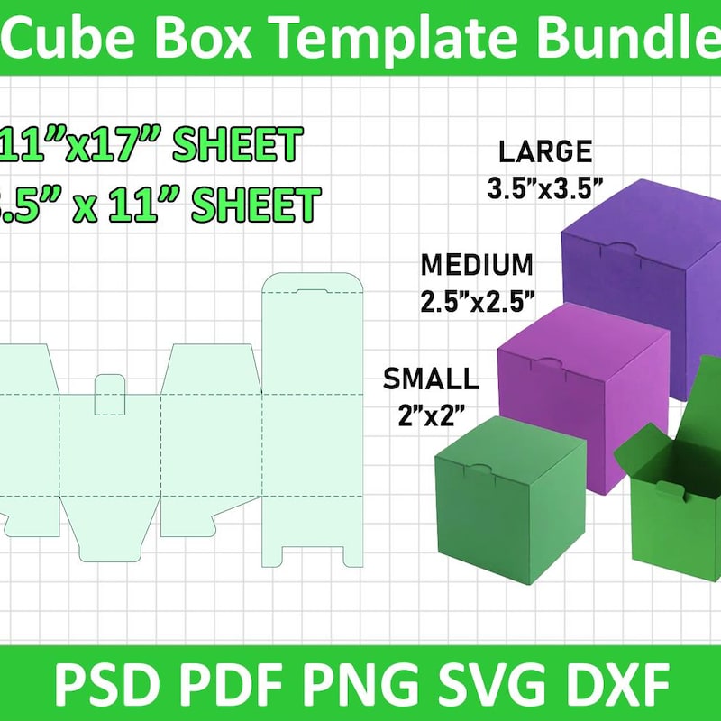 4x4x4 Box - Etsy