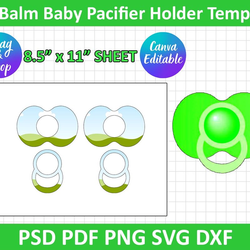 Lip Balm Pacifier - Etsy