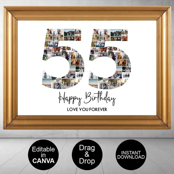 Number 55 - Etsy