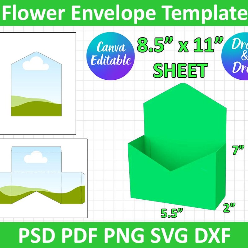 Flower Envelope - Etsy