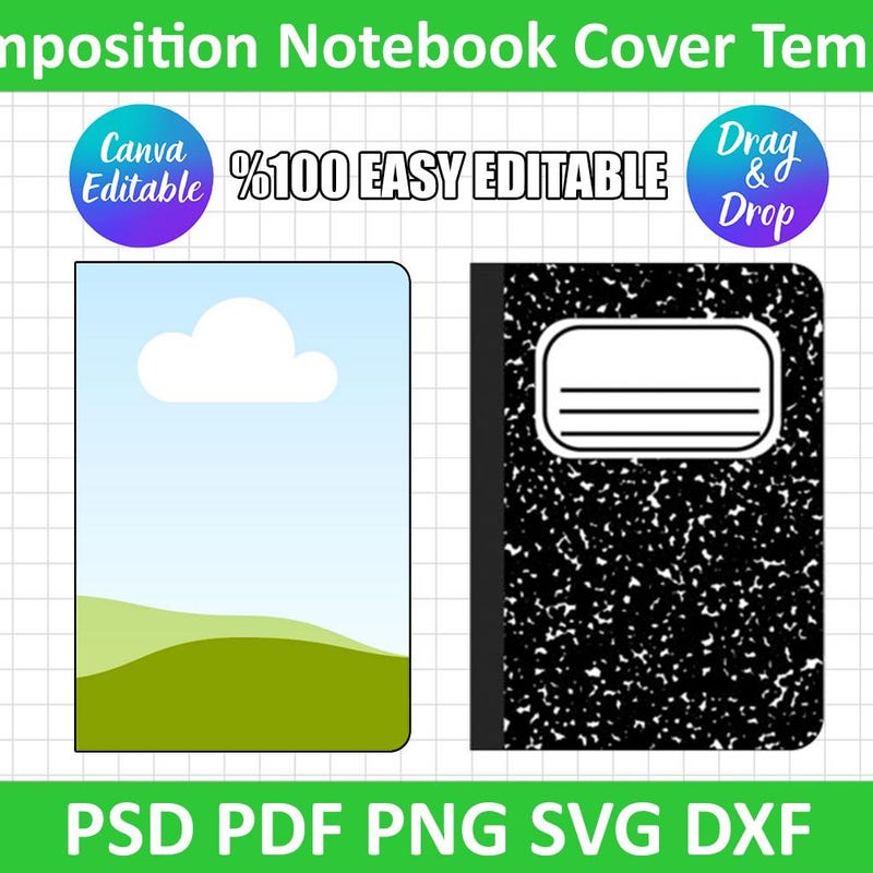 Custom Compostion Book - Etsy