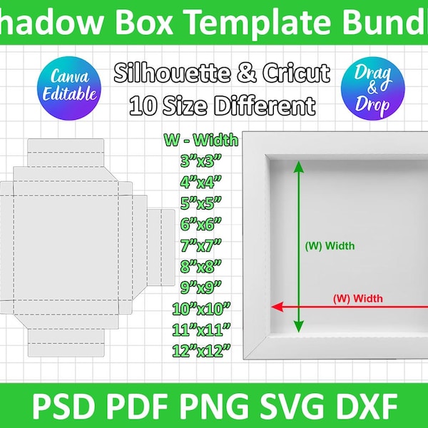Shadow Box Frames - Etsy
