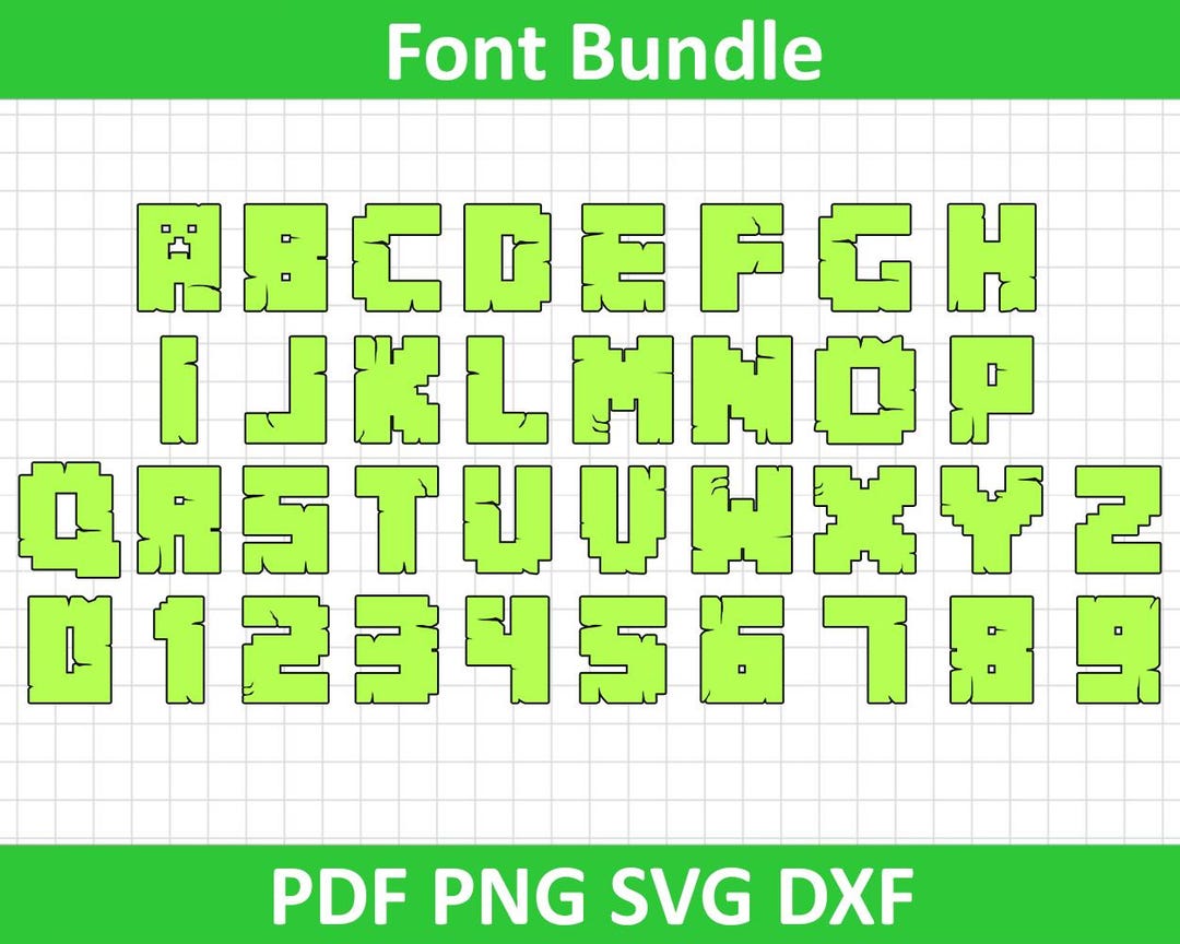 Pixel Video Game Alphabet Font SVG, Pixel Birthday, Pixel Video Game ...