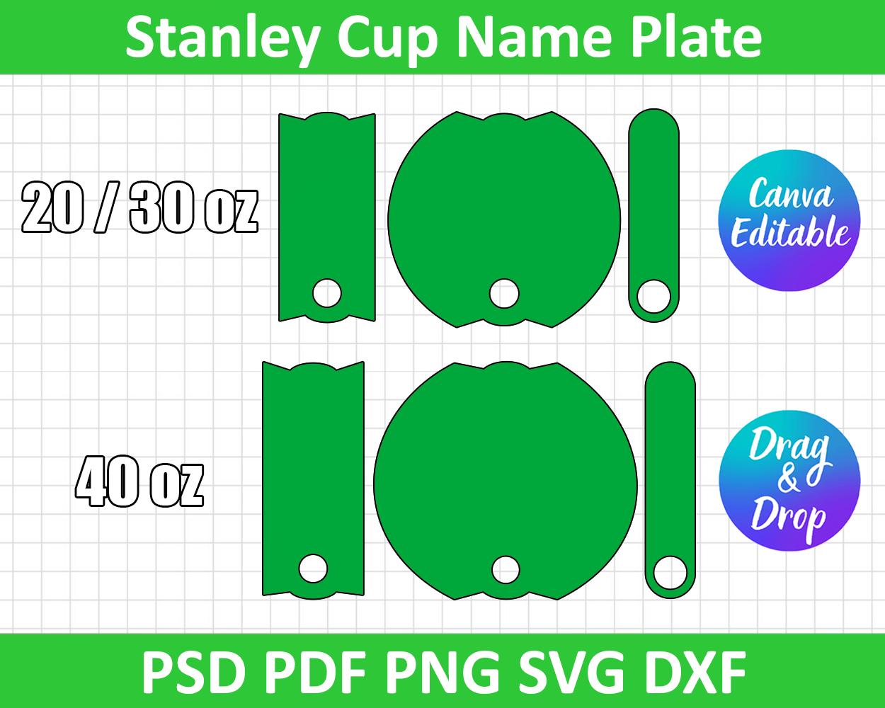 Stanley Cup Name Plate SVG PNG, Only 2.0 Stanley’s, Cricut, Silhouette ...