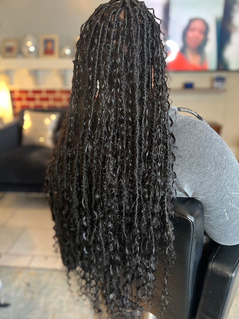 Boho Locs Handmade With Human Hair Curls | Baja Locs| Jah Locs ...