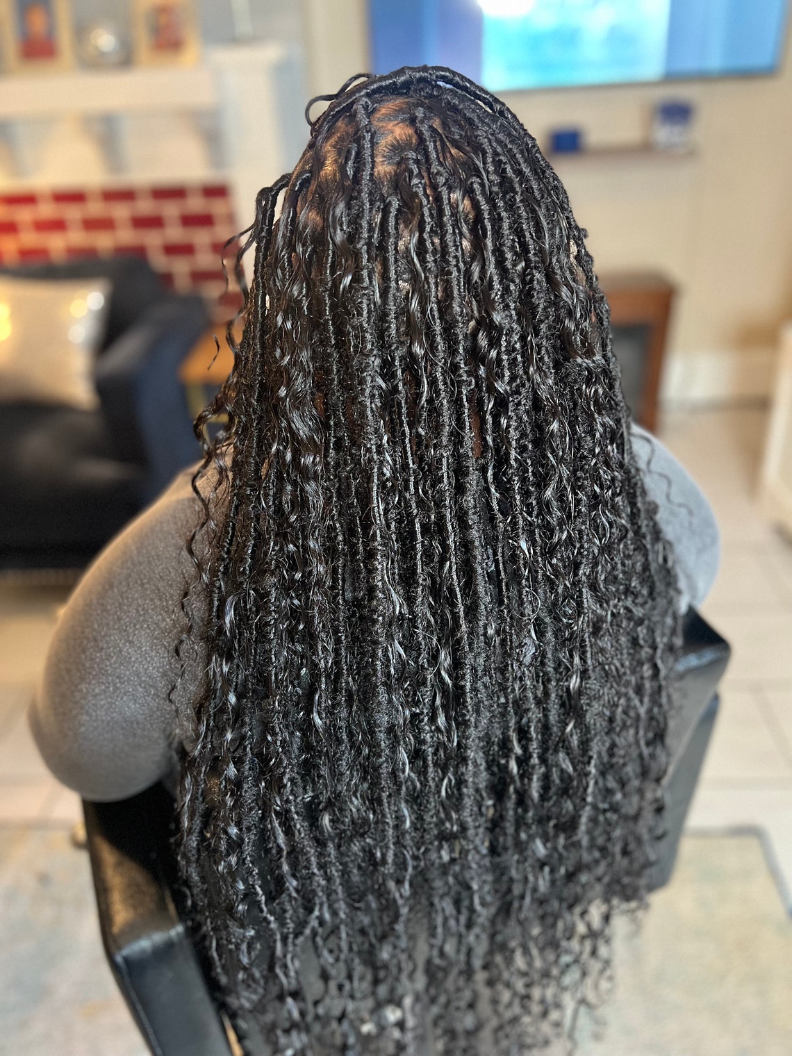 Boho Locs Handmade With Human Hair Curls | Baja Locs| Jah Locs ...
