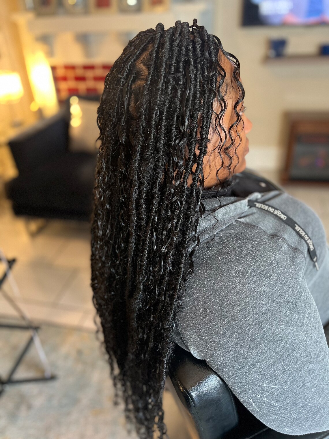 Boho Locs Handmade With Human Hair Curls | Baja Locs| Jah Locs ...