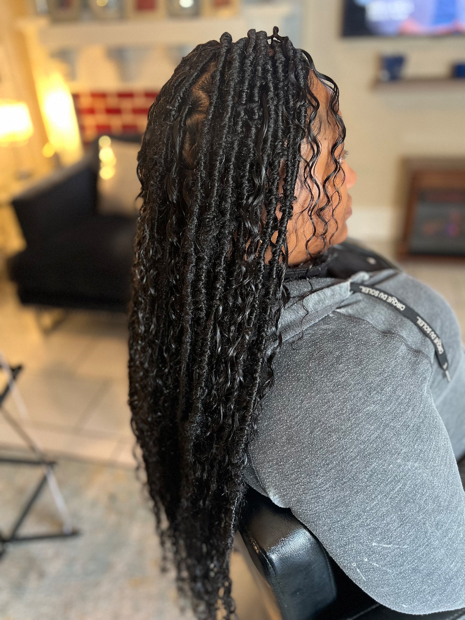 Boho Locs Handmade With Human Hair Curls | Baja Locs| Jah Locs ...