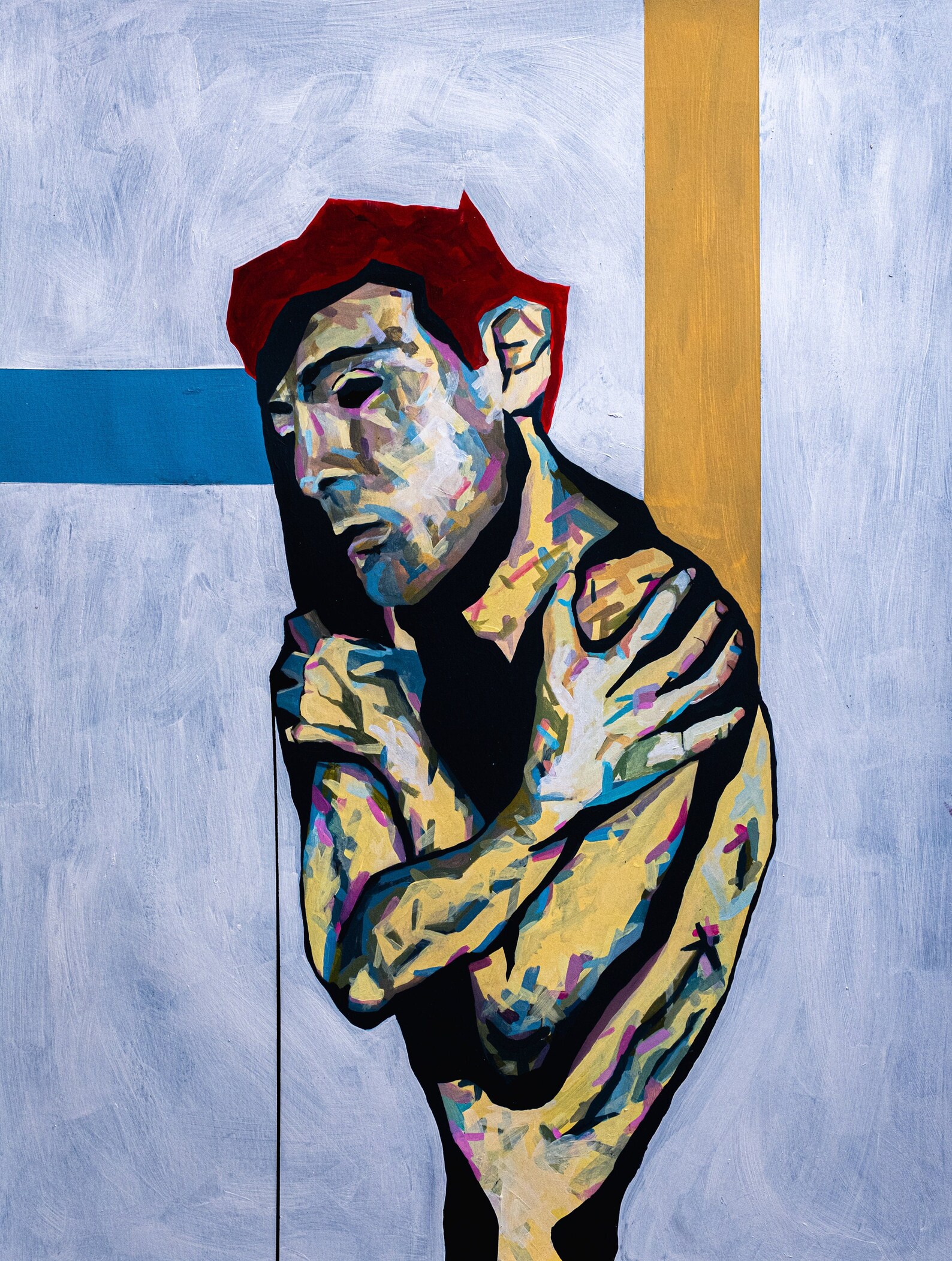 Original Painting, "weathering the Tempest: Holding Fast" Art Print ...