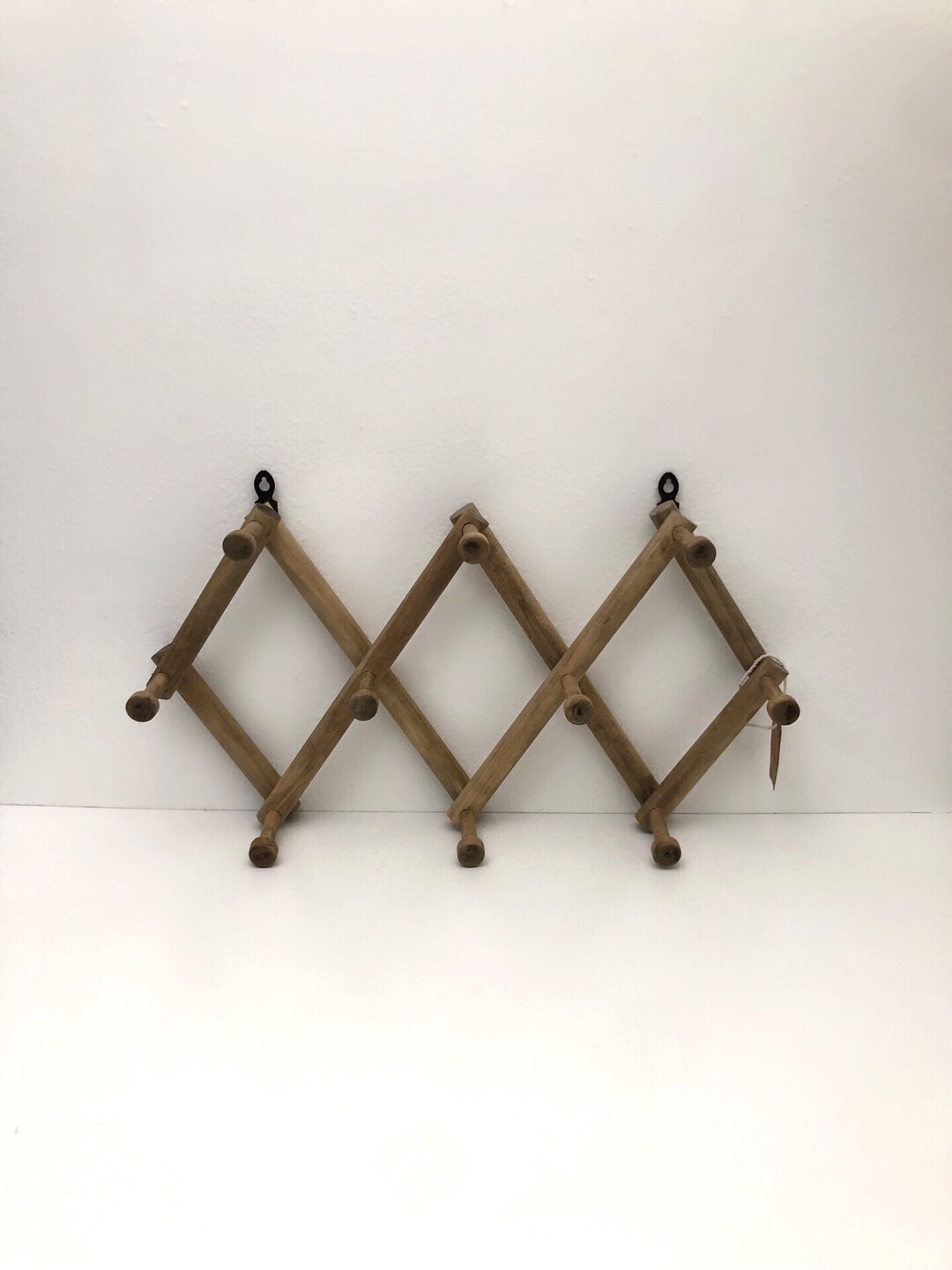 Expandable Accordion Wood Peg Rack - Etsy