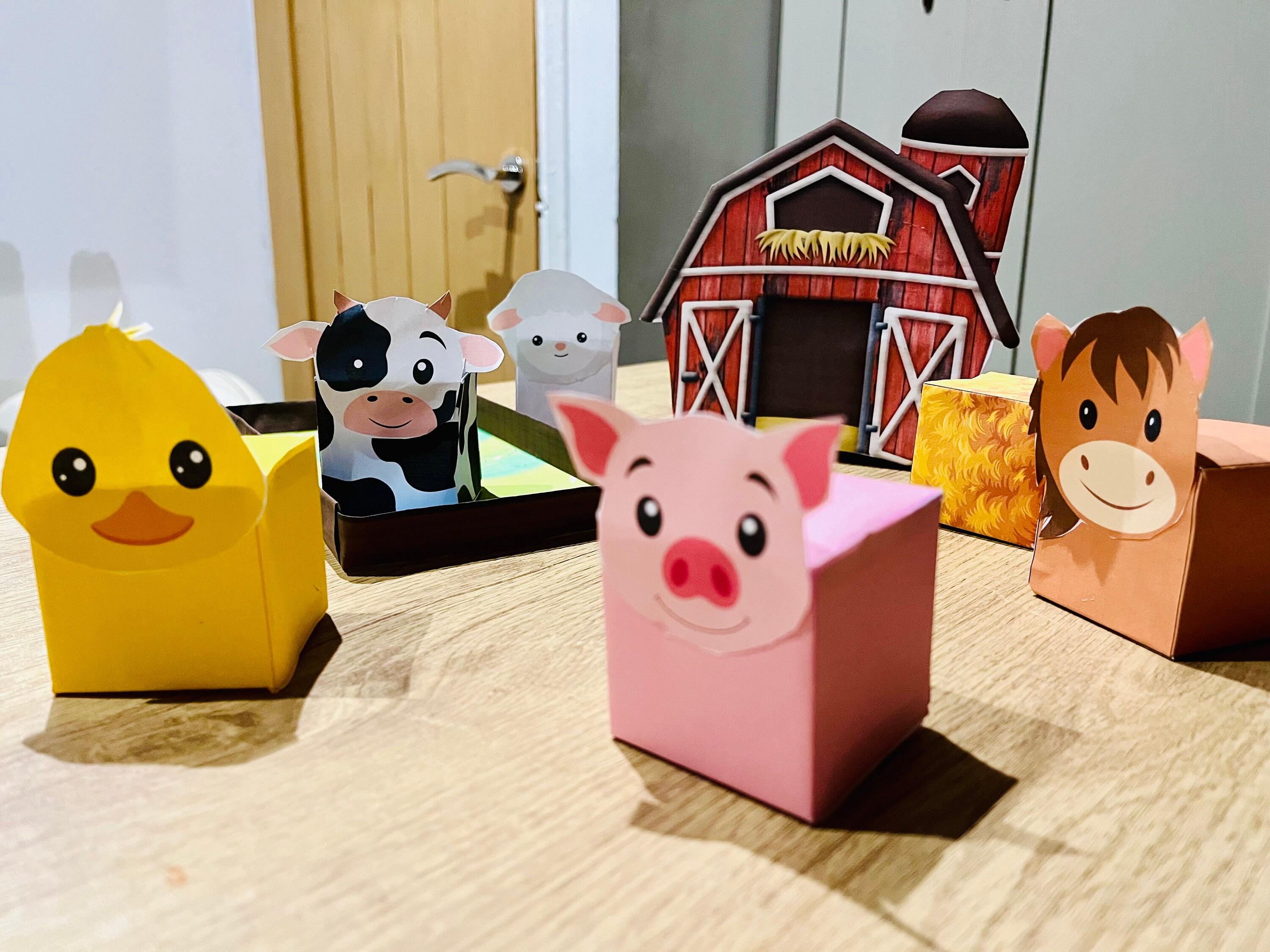 Make Your Own Barnyard Farm Children's Crafts Craft Templates Cute Farm ...