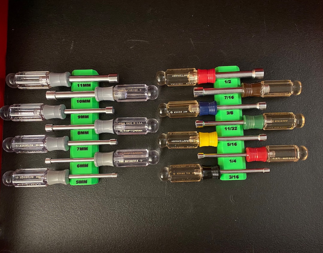 Hard Handle Nut Driver Organizers - Etsy