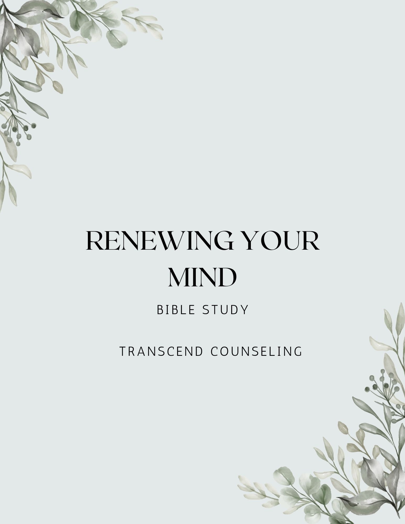 Renew the Mind: Bible Study and Journal - Etsy