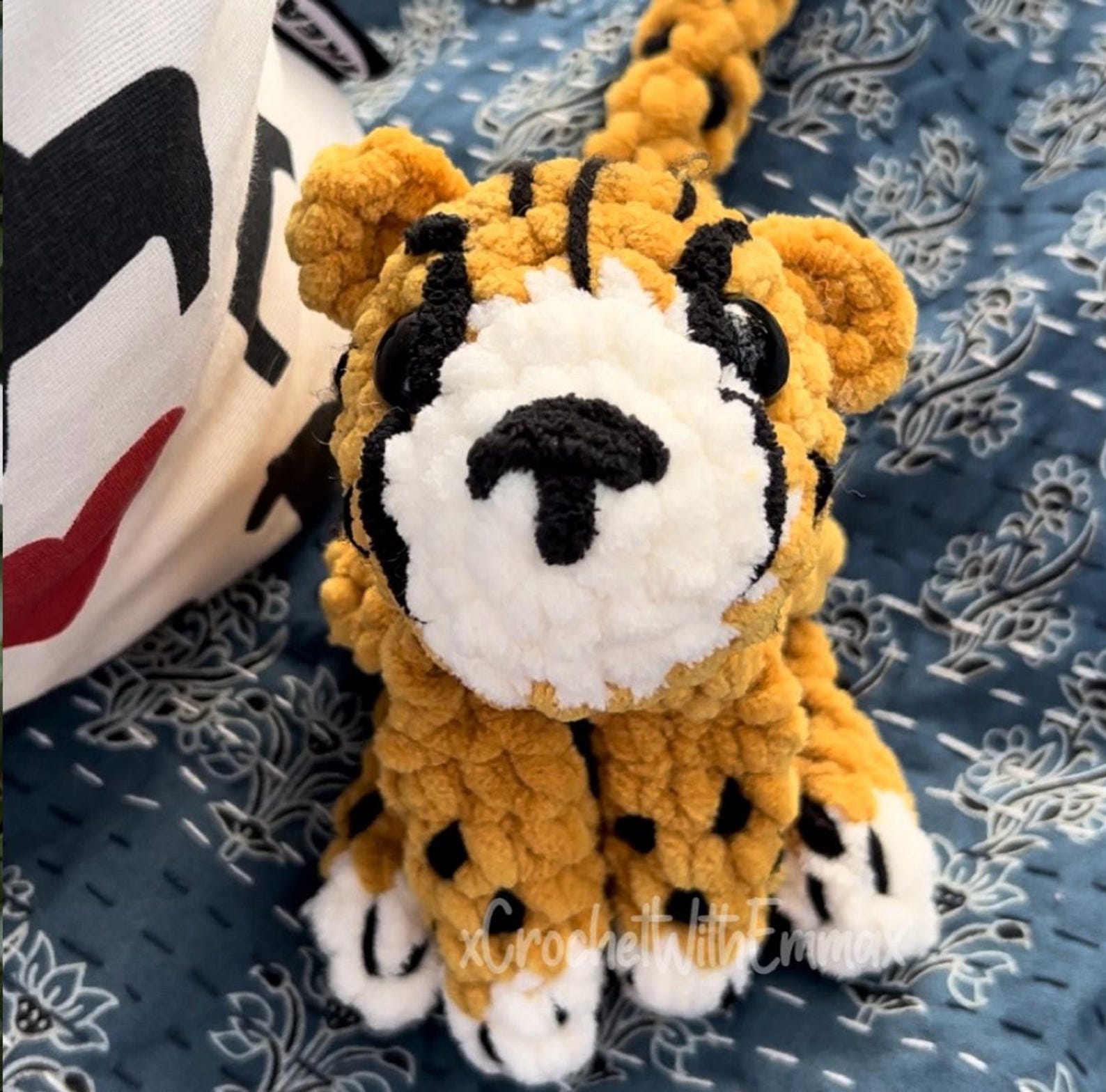 Mini Cheetah Crochet Pattern- Snuggler Crochet Pattern- Amigurumi- PDF ...