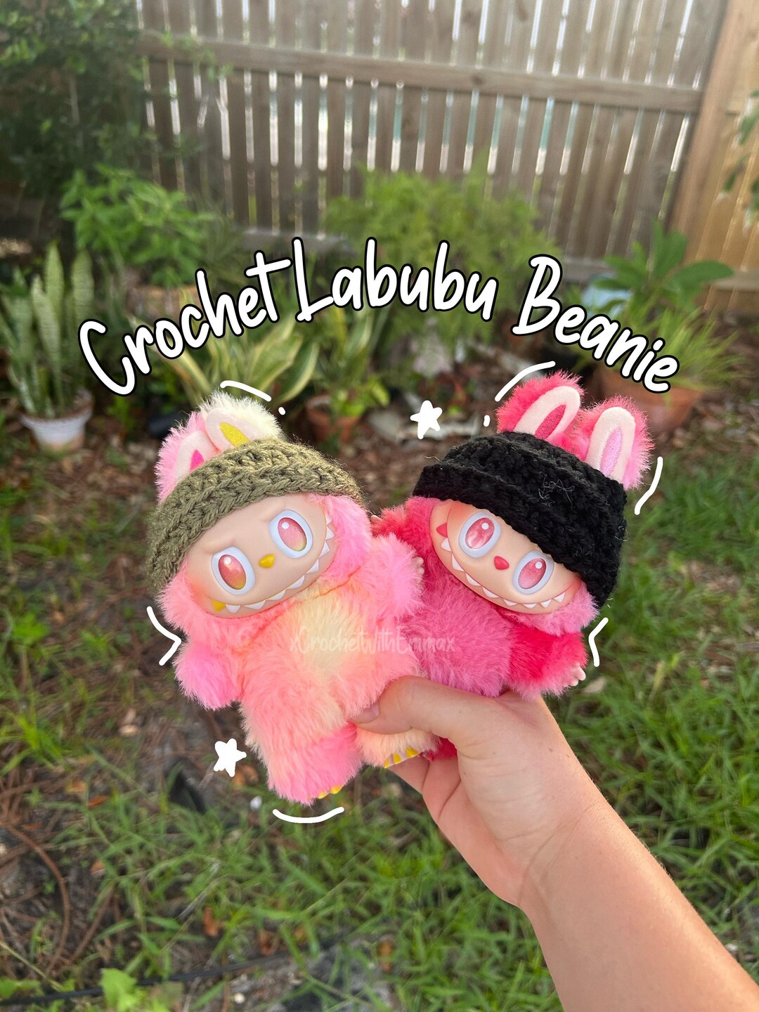 Crochet Labubu Beanie Hat- Labubu Accessory - Etsy