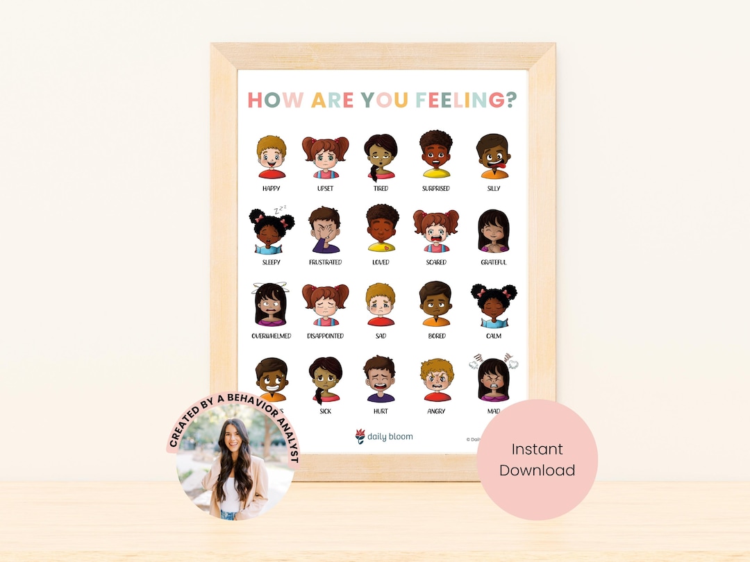 How Are You Feeling Poster, Emotional Regulation Poster, Calm Down ...
