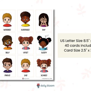 Emotion Flashcards for Kids: Social Emotional Learning Tool, Classroom ...