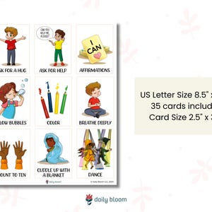 Coping Skills Flashcards for Kids: Social Emotional Learning Tool ...