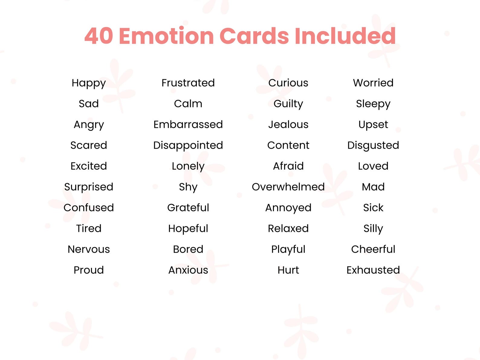 Emotion Flashcards for Kids: Social Emotional Learning Tool, Classroom ...