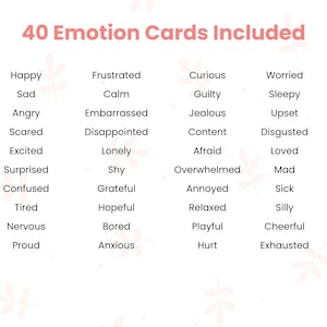Emotion Flashcards for Kids: Social Emotional Learning Tool, Classroom ...