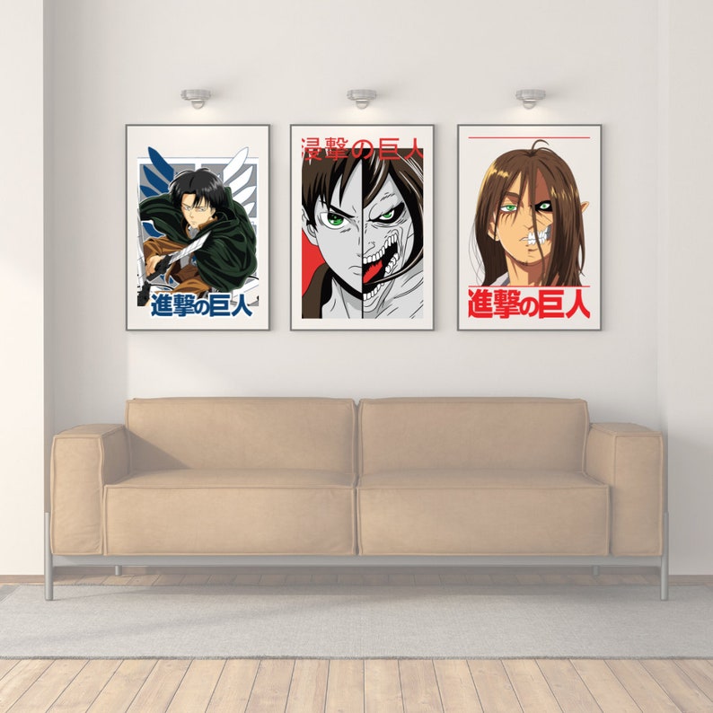 AOT Design Attack on Titan Anime Inspired Digital Files Ready to Print ...