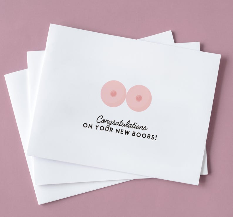 Printable Congratulations Breast Surgery Card Instant Digital Download ...