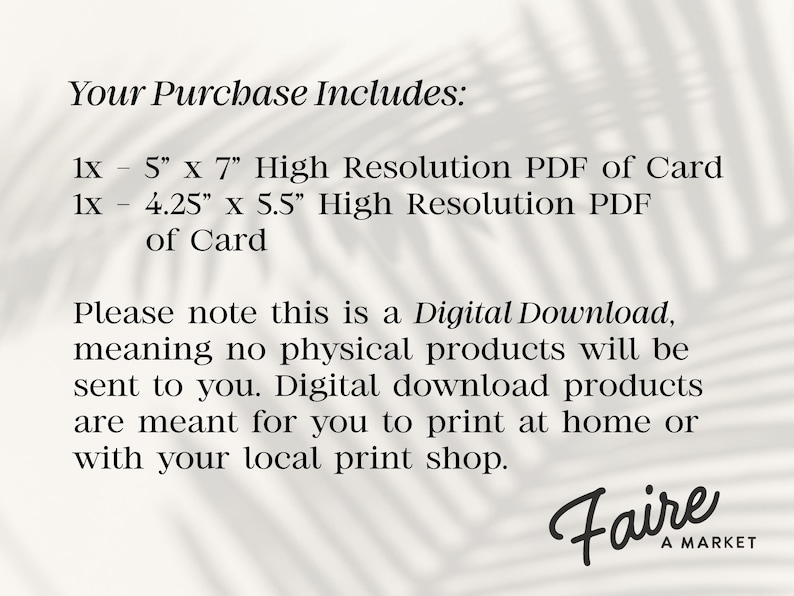 Printable Hawaiian Flower Lei Greeting Card – Instant Digital Download ...