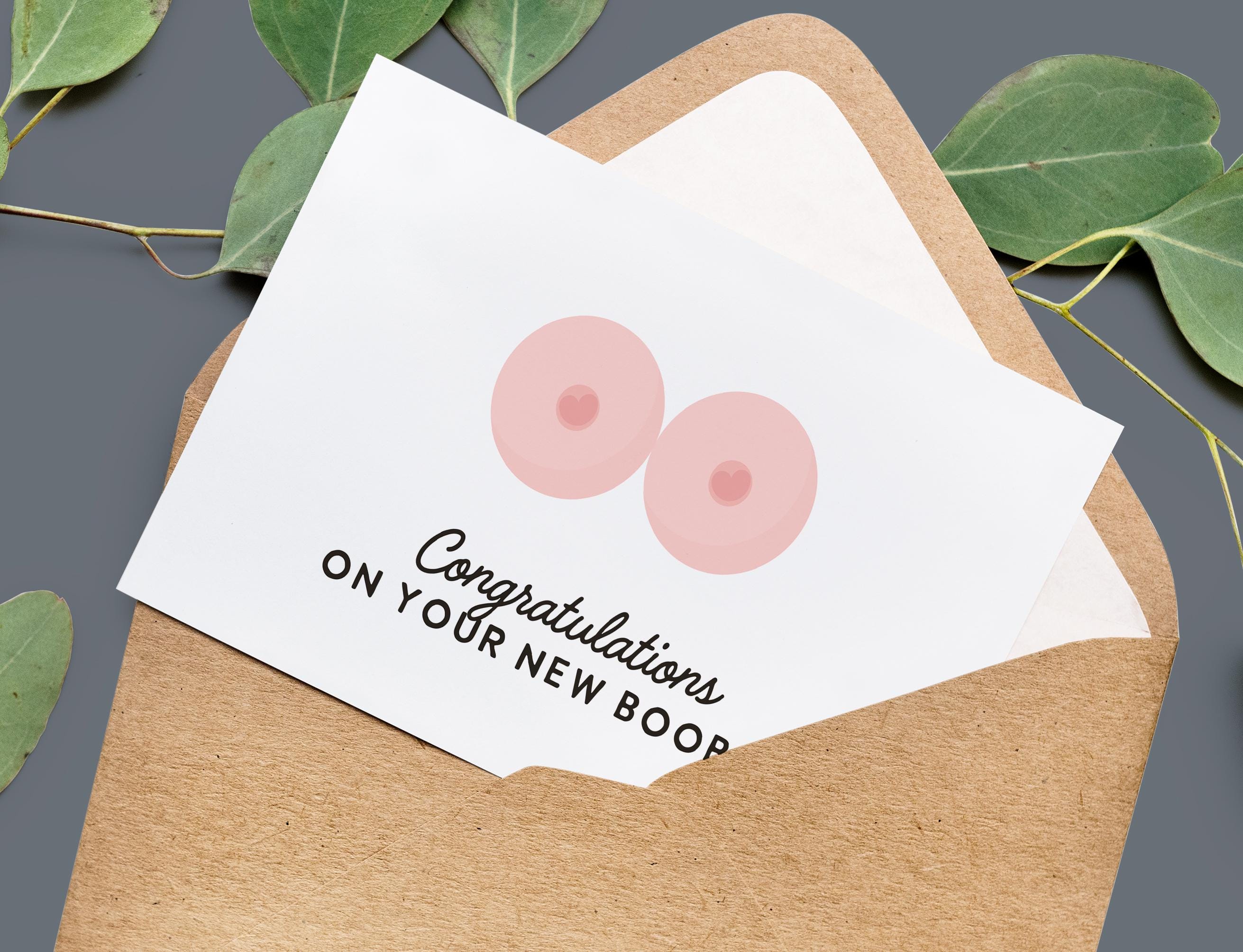 Printable Congratulations Breast Surgery Card Instant Digital Download ...