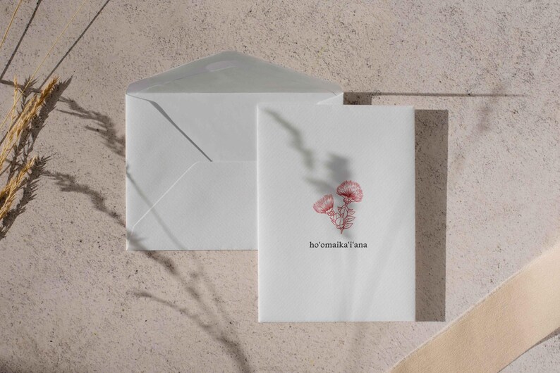Ohia Lehua Flower Hawaiian Digital Greeting Card Printable - Etsy