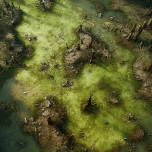 Swamp Battlemaps, Dnd Maps, D&D, Pathfinder, Bog, Marsh, Gridded Maps ...