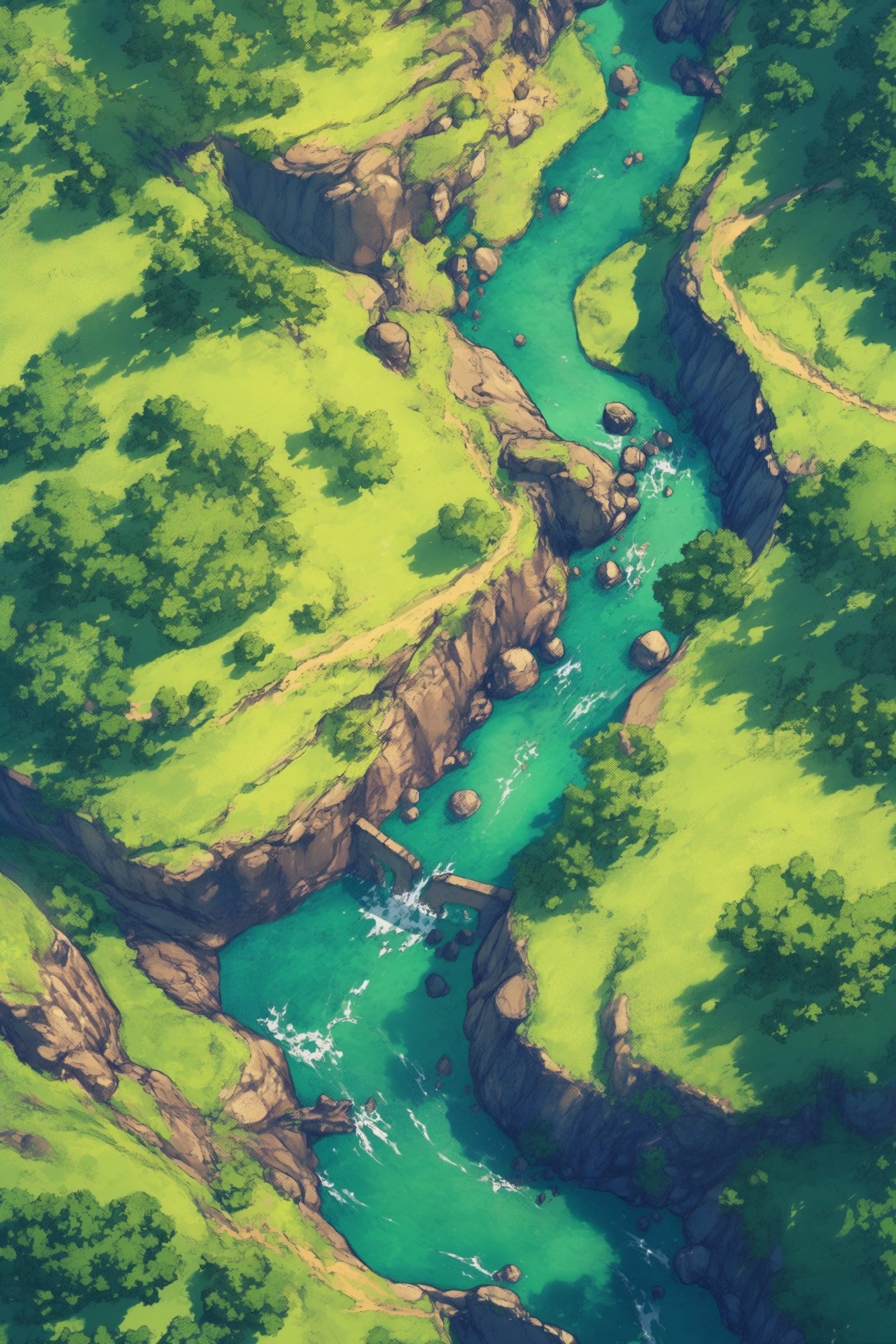 Grassland Battlemaps, Dnd Maps, Plains, D&D, City, Gridded Maps, Roll20 ...