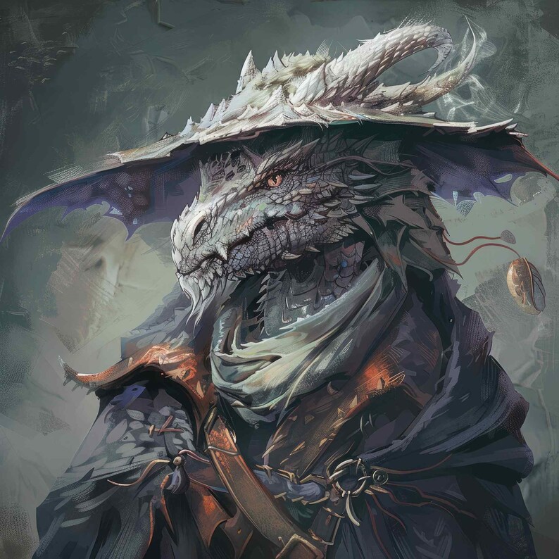Dragonborn Fantasy Portraits, Dnd Tokens, RPG Portraits, Monster Tokens ...