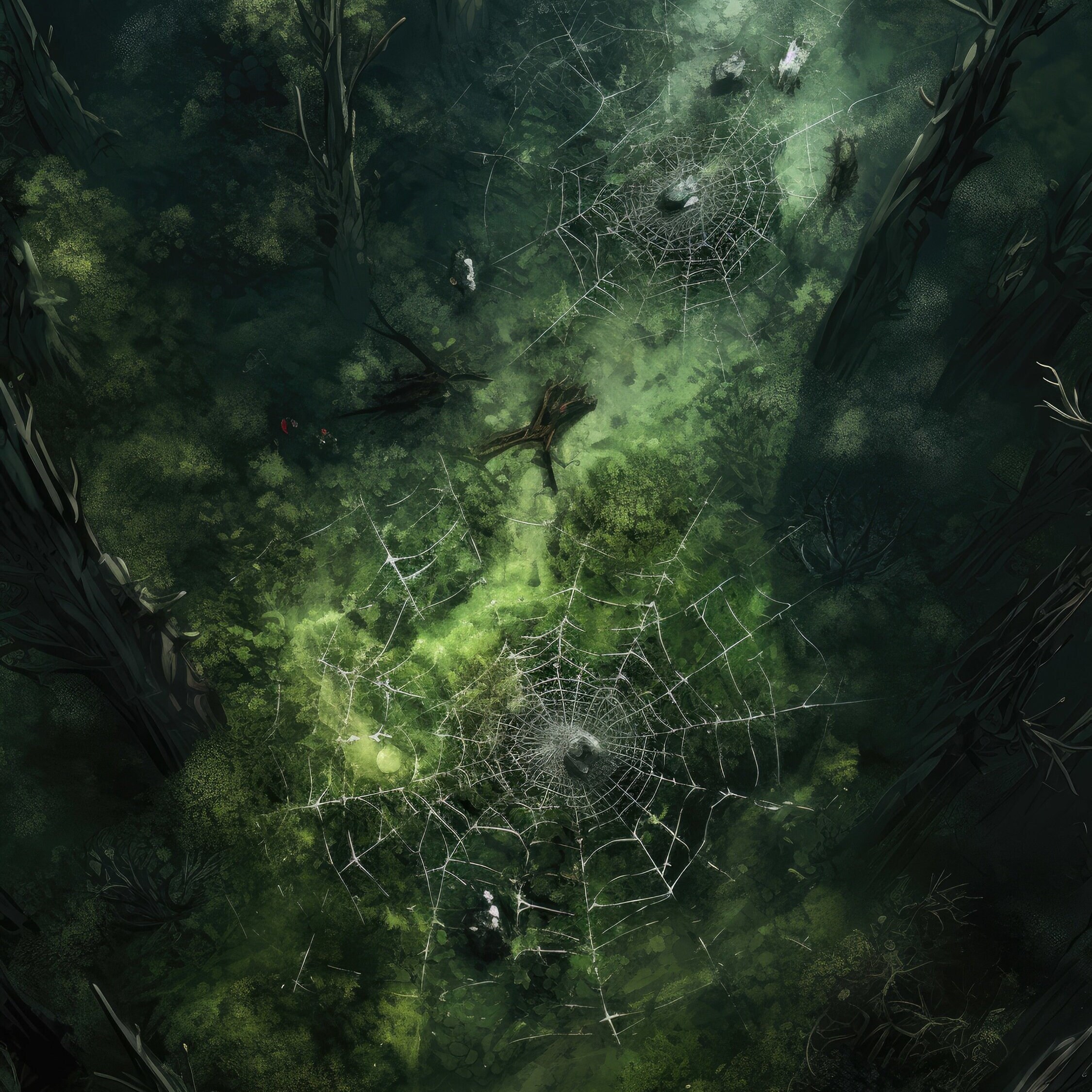 Forest Battlemaps, Dnd Maps, D&D, Pathfinder, Gridded Maps, Roll20 ...