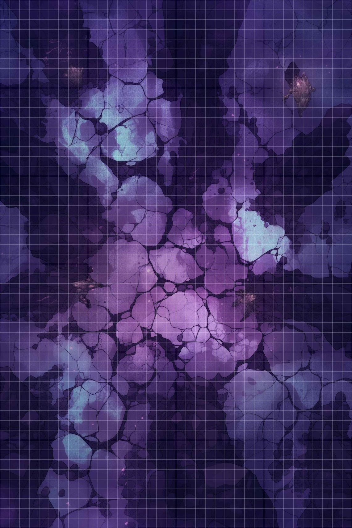 Underdark Battlemaps, Dnd Maps, D&D, Darklands, Gridded Maps, Cave ...