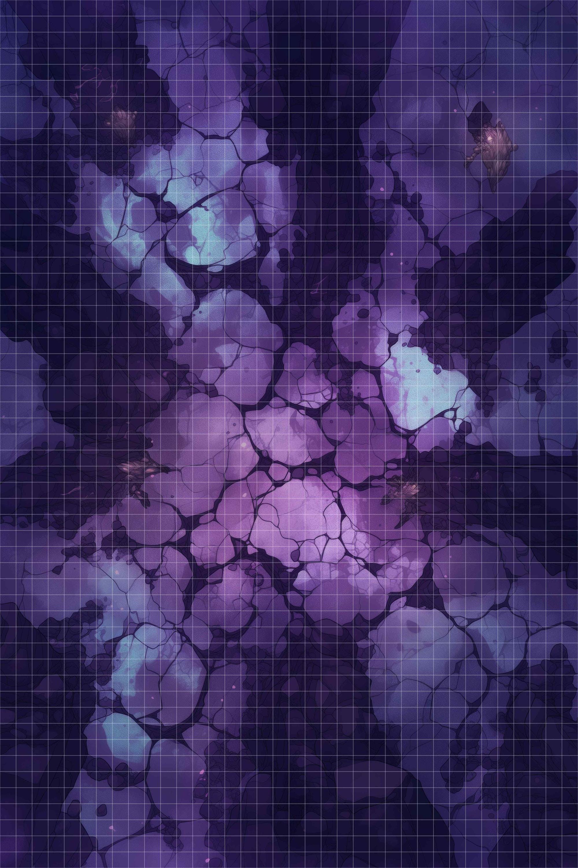 Underdark Battlemaps, Dnd Maps, D&D, Darklands, Gridded Maps, Cave ...