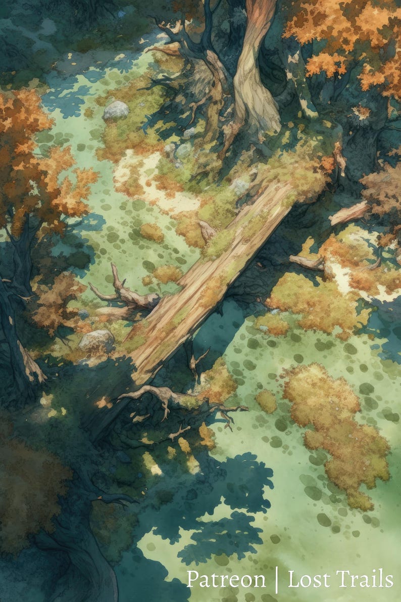 Swamp Battlemaps, Dnd Maps, Marsh, Moor, D&D, Ruin, Feywild, Gridded ...
