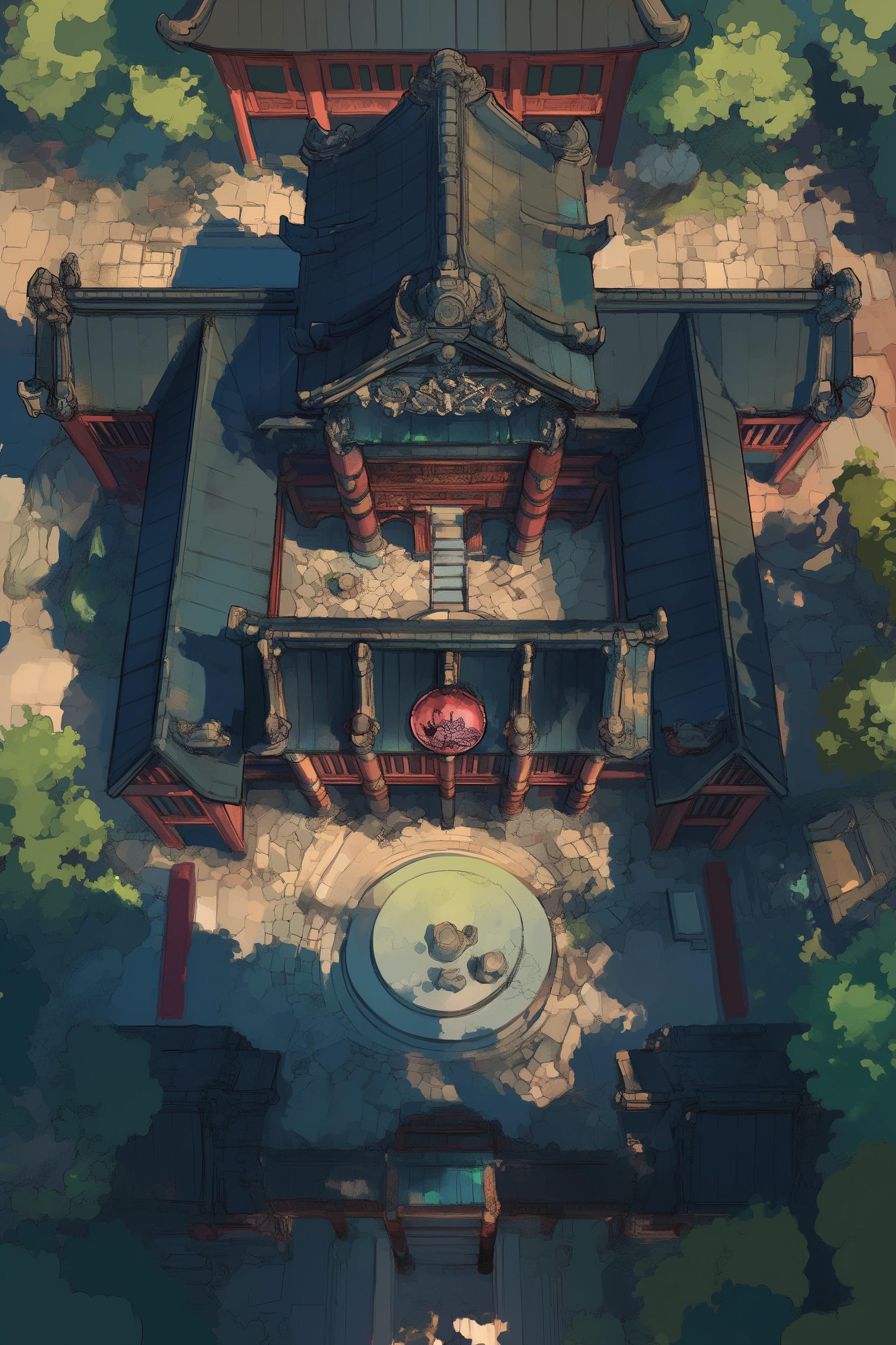 Eastern Battlemaps, Dnd Maps, Asian, D&D, Eastern, Gridded Maps, Roll20 ...