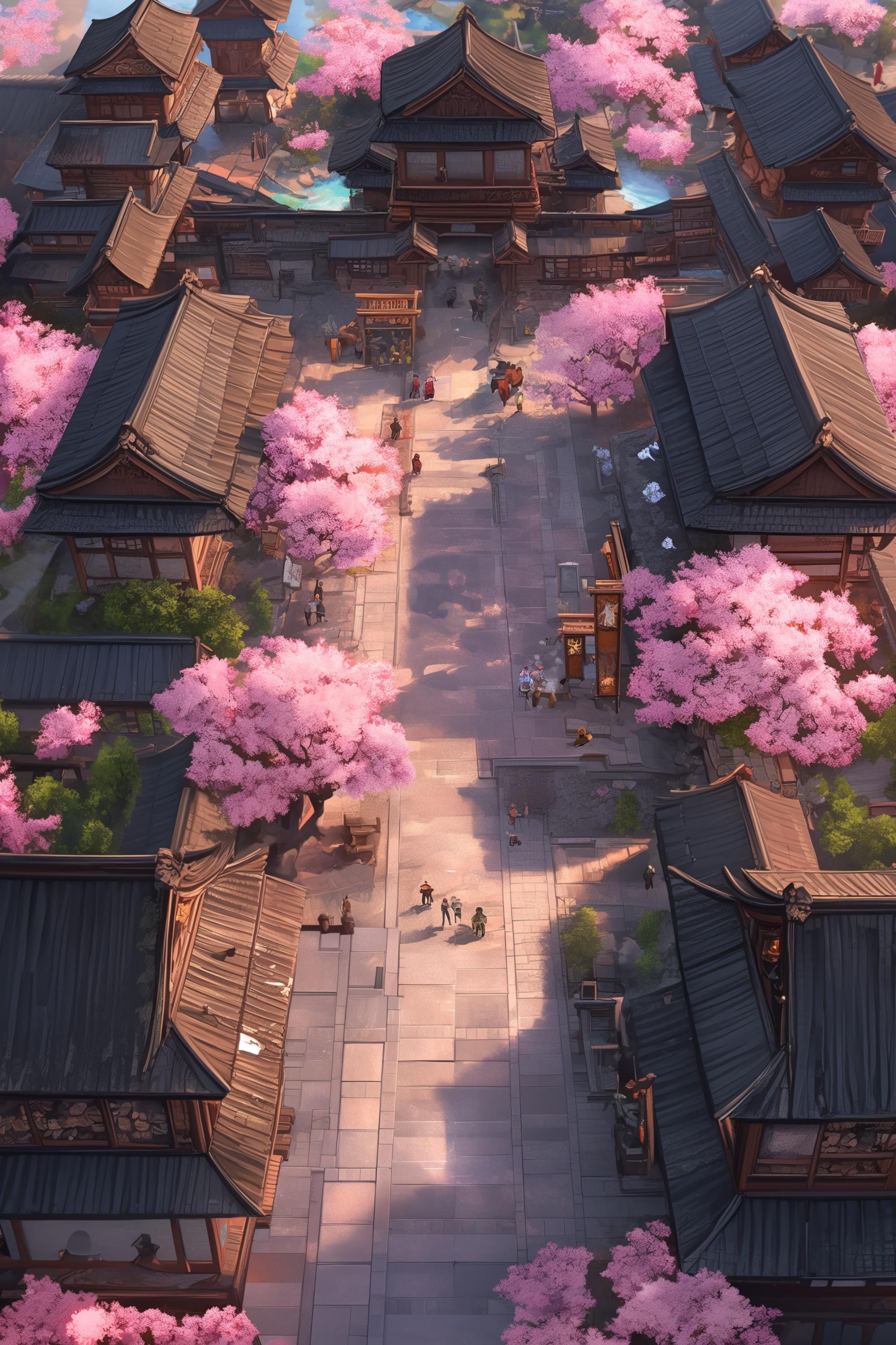 Eastern Battlemaps, Dnd Maps, Asian, D&D, Eastern, Gridded Maps, Roll20 ...