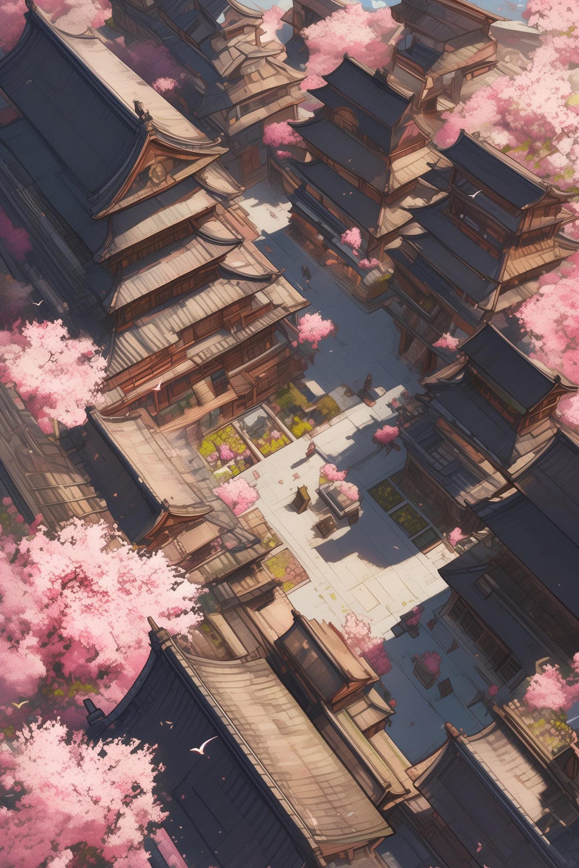 Eastern Battlemaps, Dnd Maps, Asian, D&D, Eastern, Gridded Maps, Roll20 ...