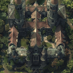 Library Battlemaps, Dnd Maps, D&D, Wizard's Academy, Pathfinder ...