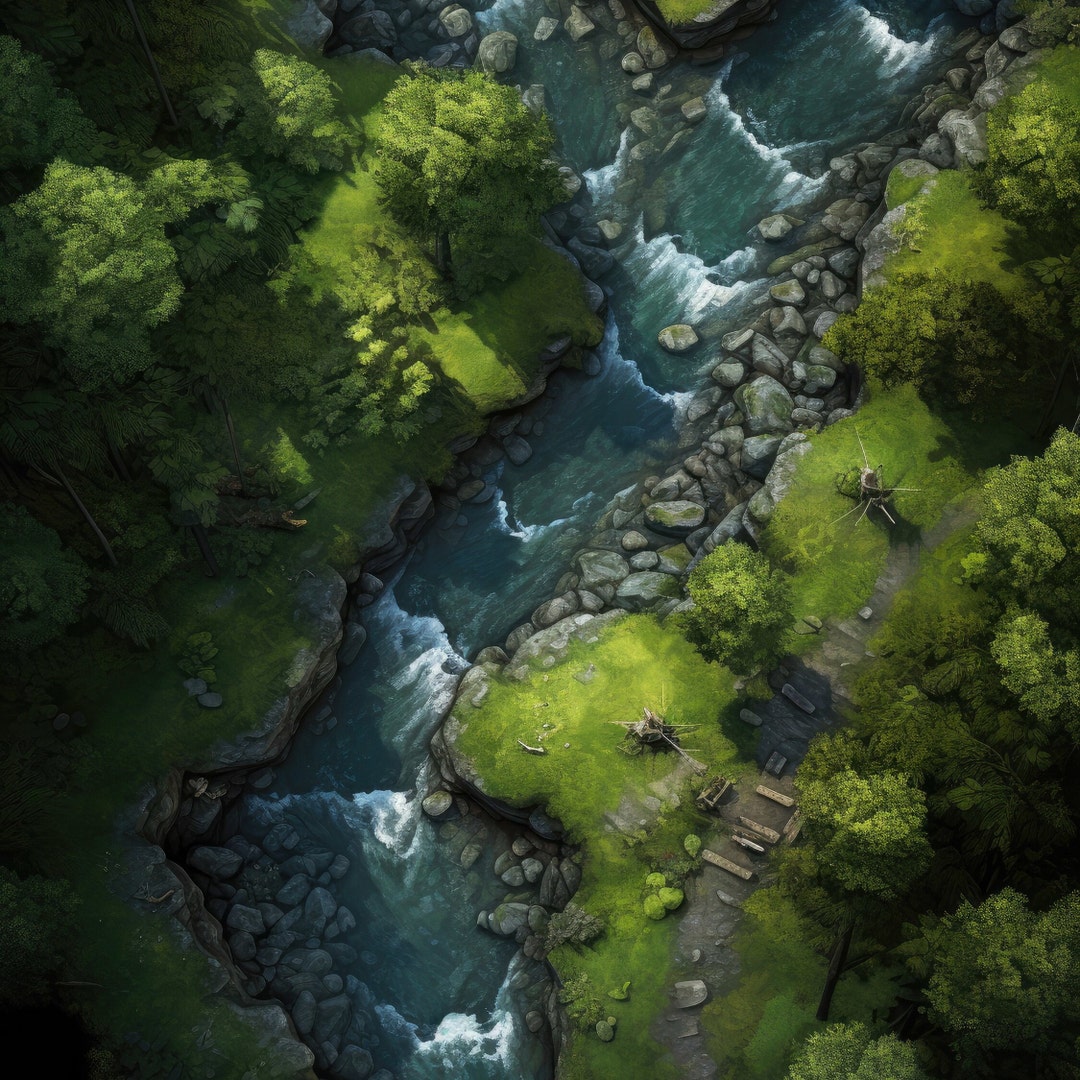 Forest Battlemaps, Dnd Maps, D&D, Pathfinder, Gridded Maps, Roll20 ...