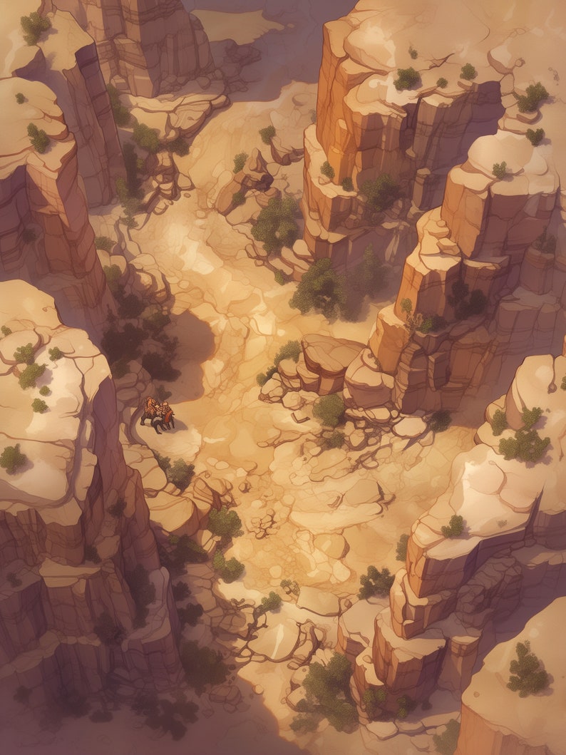 Desert Battlemaps, Dnd Maps, Wasteland Map, Wild West, D&D, Pathfinder ...