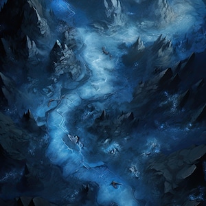 Mountain Battlemaps, Dnd Maps, Cave Map, River Map, D&D, Pathfinder ...