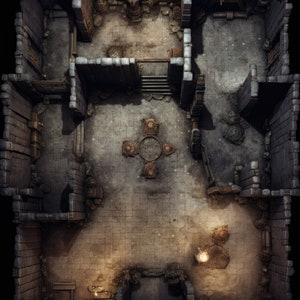 Castle Battlemaps, Dnd Maps, Fort, D&D, Pathfinder, Gridded Maps ...