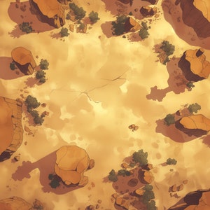 Desert Battlemaps, Dnd Maps, Wasteland Map, Wild West, D&D, Pathfinder ...